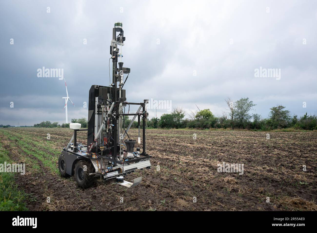 Autonomous robot for measuring soil quality in an agricultural field ...