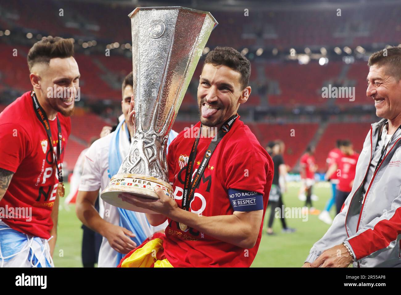 Budapest, Hungary. 31st May, 2023. Jesus Navas (Sevilla) Football ...