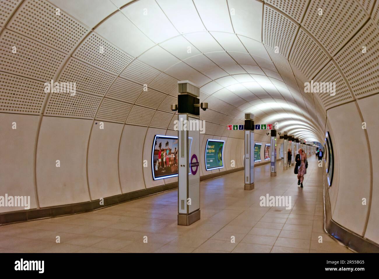 Elizabeth line a new underground line for London a typical underground ...