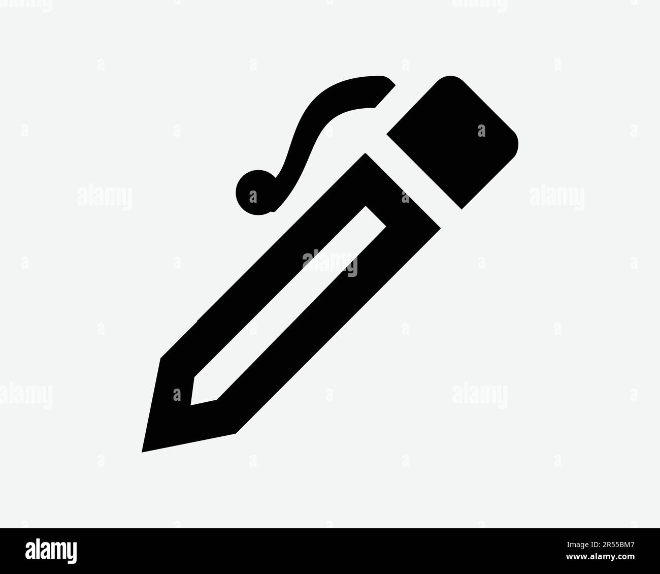 Ballpoint Pen Icon. Ball Point Pen Pencil Write Writing Office School ...