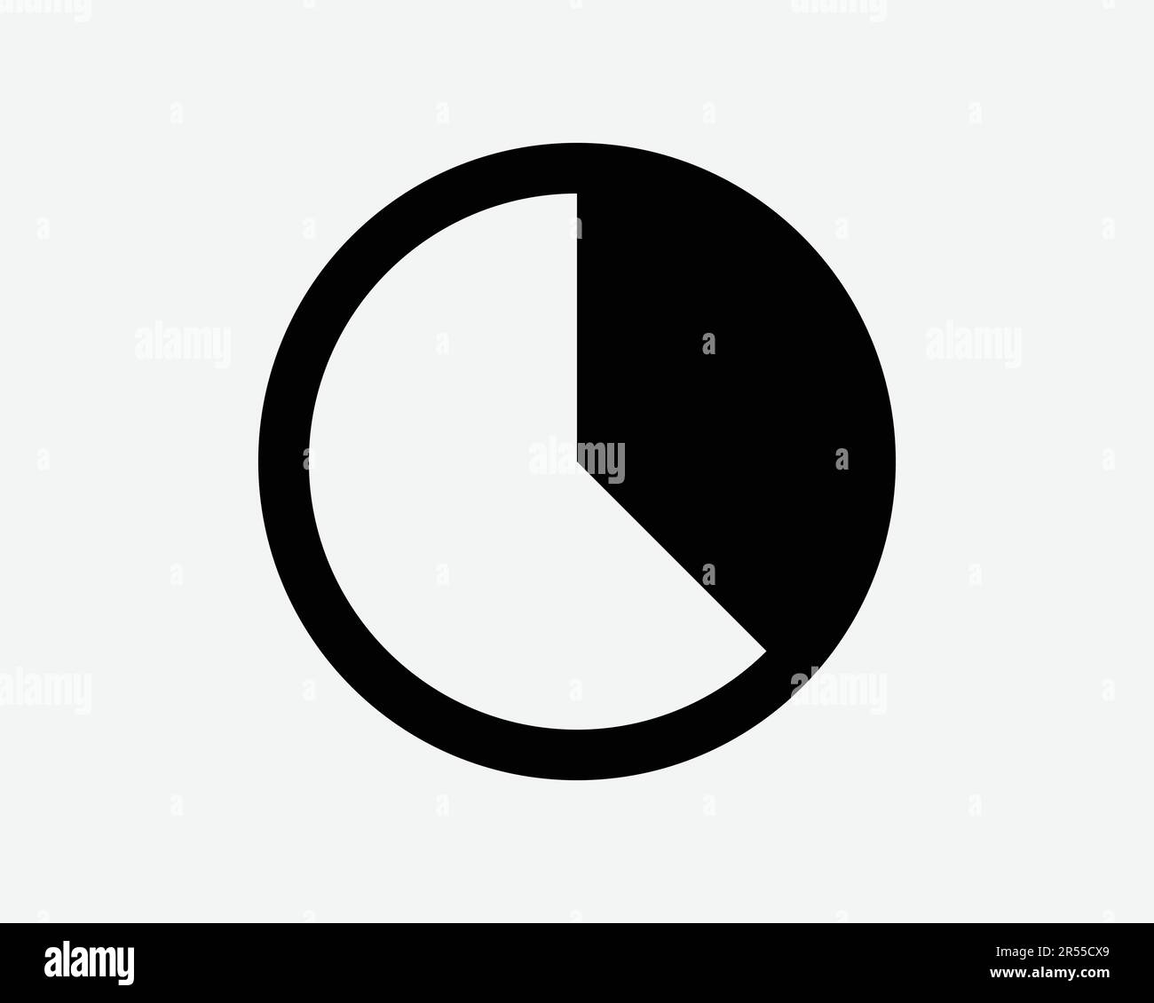 Vector circle diagram graph diagram Black and White Stock Photos ...