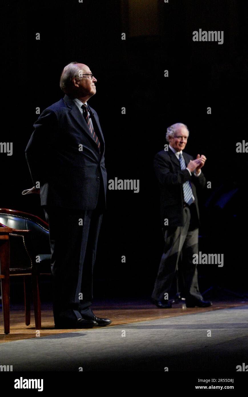 Hans Blix with Professor Stuart Rees A.M., Director of the Sydney Peace ...