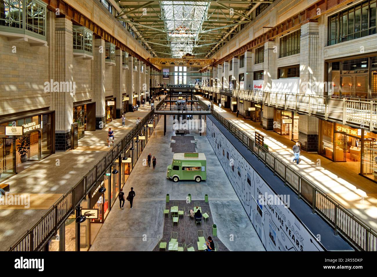 London Wandsworth Battersea Power Station interior the large renovated ...