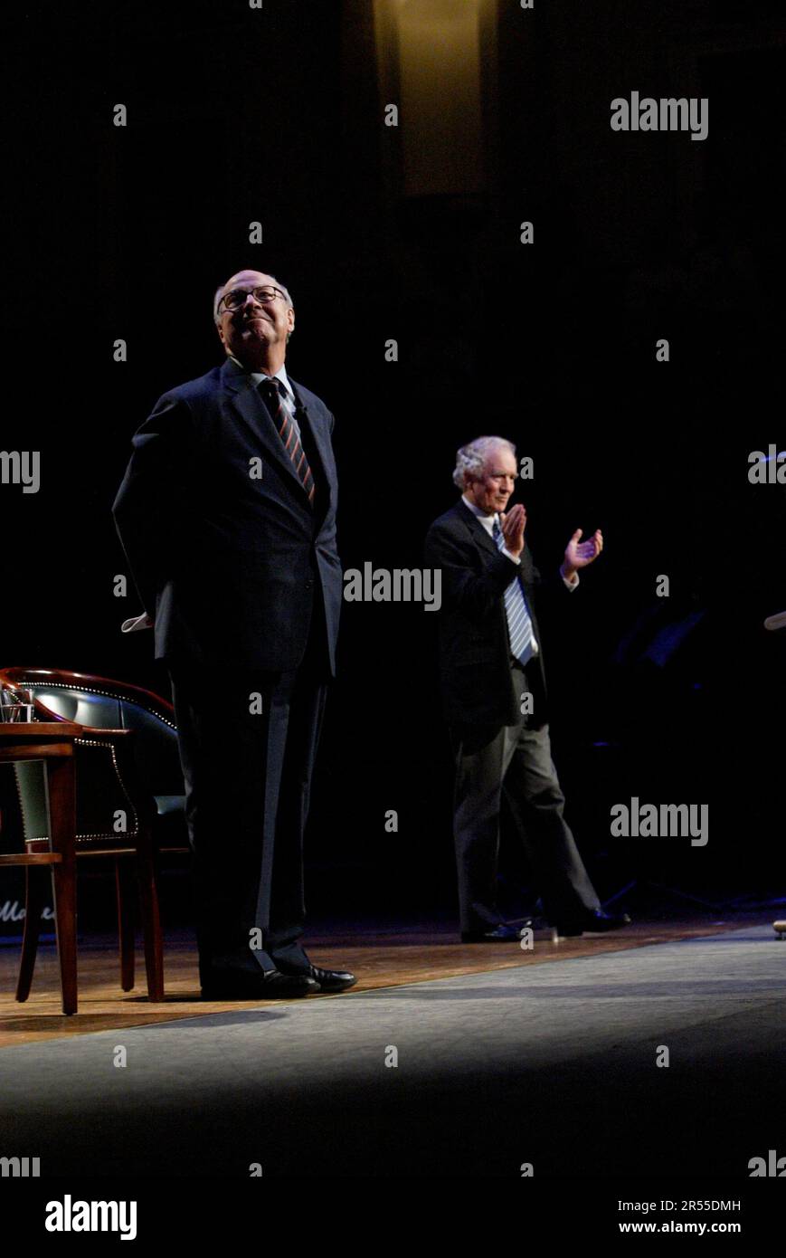 Hans Blix with Professor Stuart Rees A.M., Director of the Sydney Peace ...