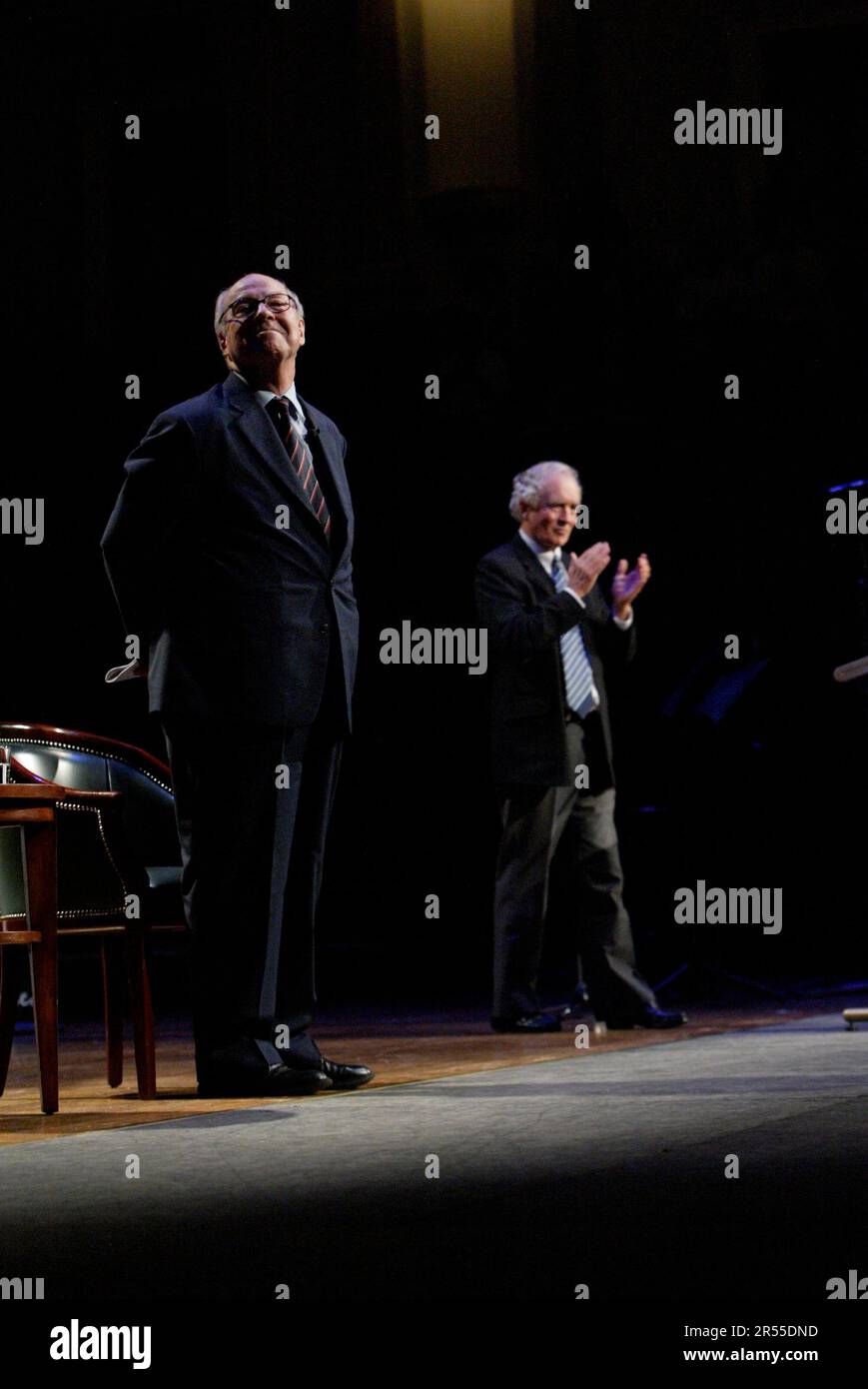 Hans Blix with Professor Stuart Rees A.M., Director of the Sydney Peace ...