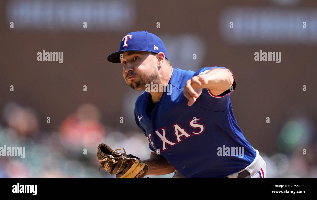 Texas Rangers relief pitcher Brock Burke plays during a baseball game ...
