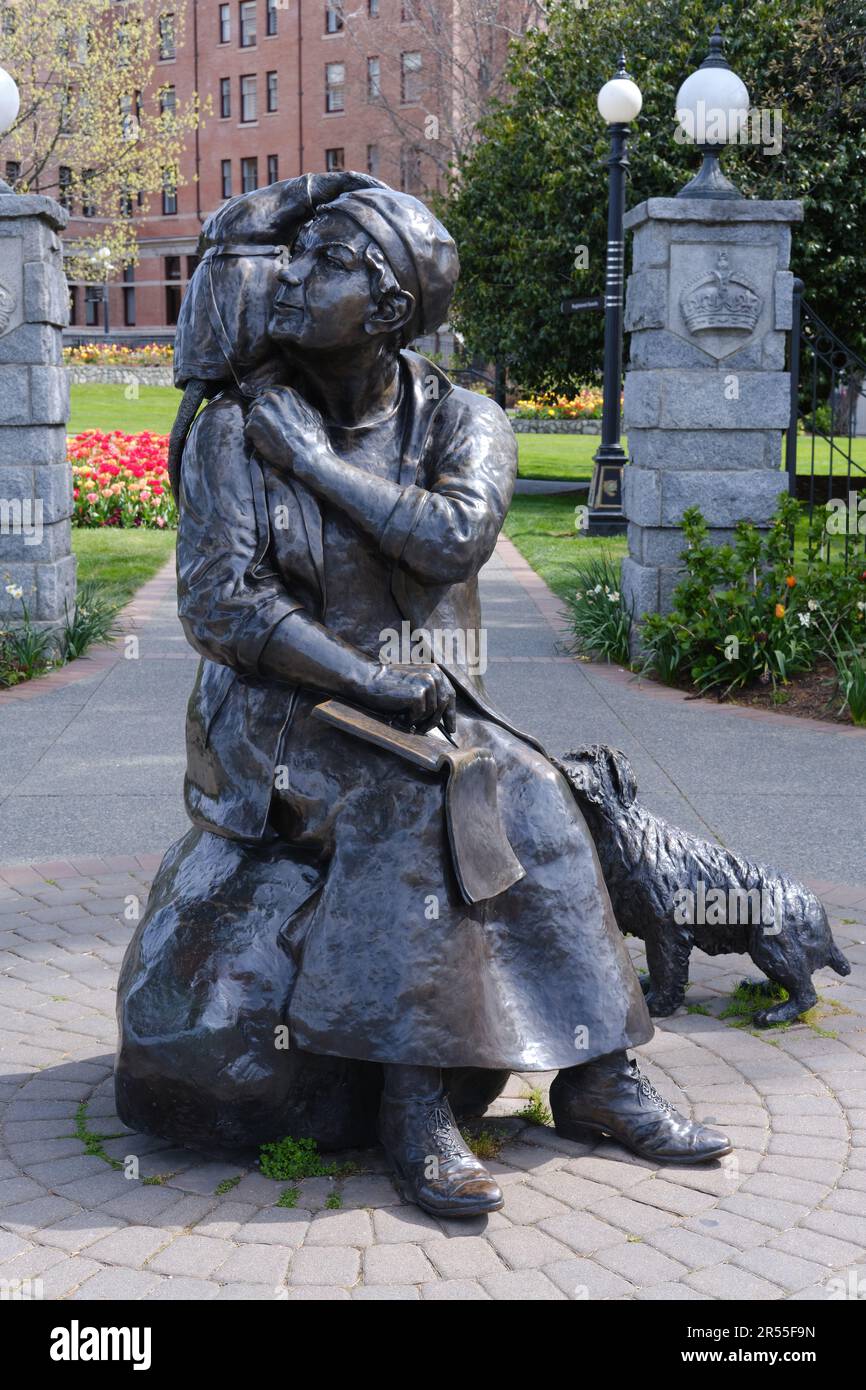 Vancouver island victoria government street hi-res stock photography ...