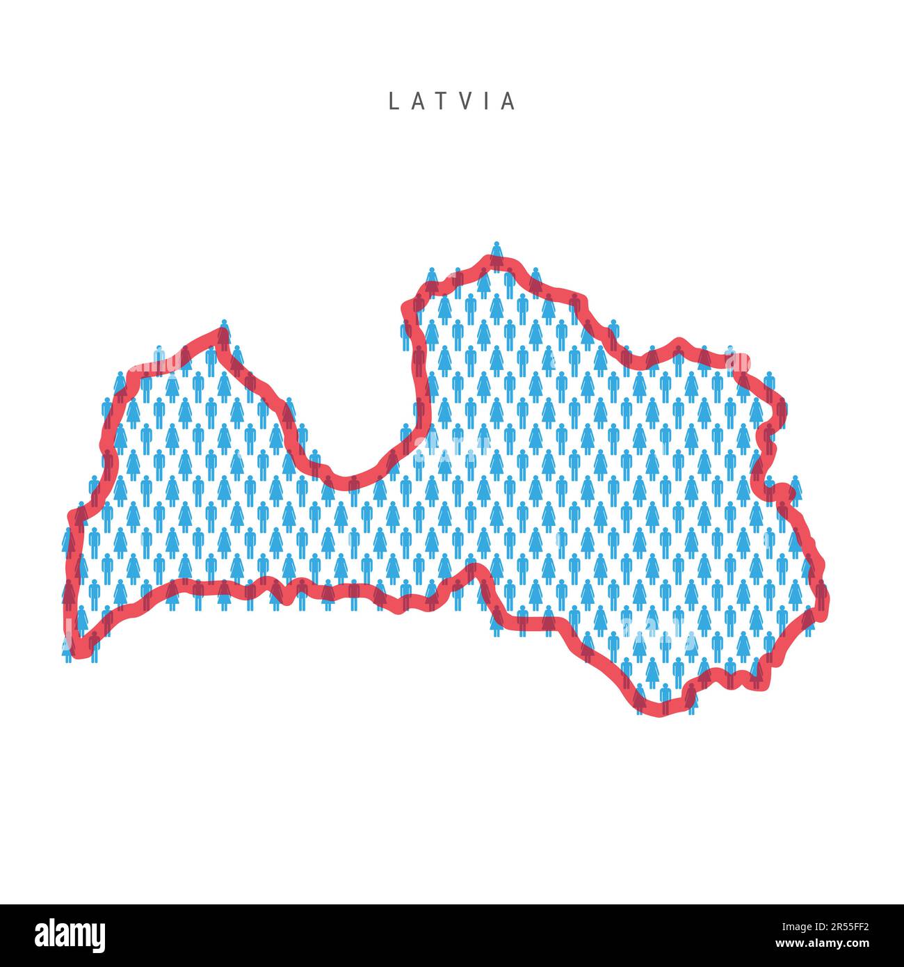 Latvian woman Stock Vector Images - Alamy