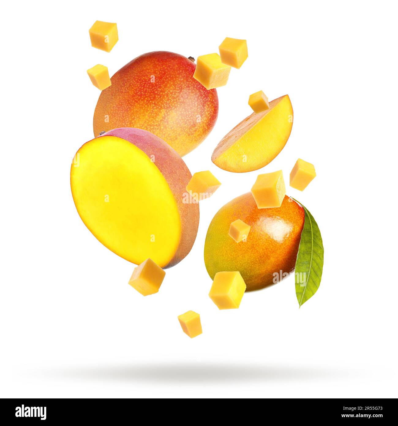 Falling mango Cut Out Stock Images & Pictures - Alamy