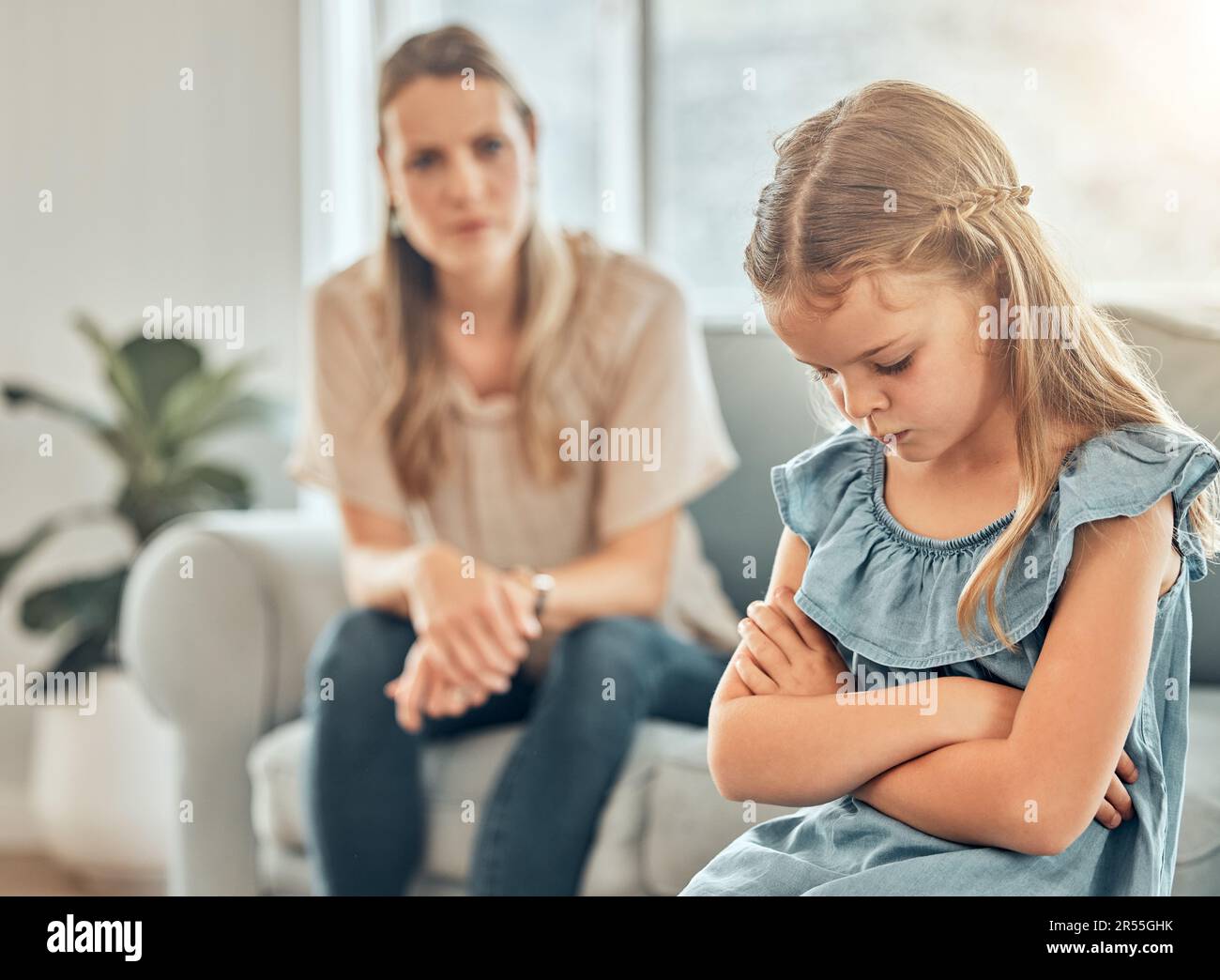 Woman scolding kids hi-res stock photography and images - Alamy