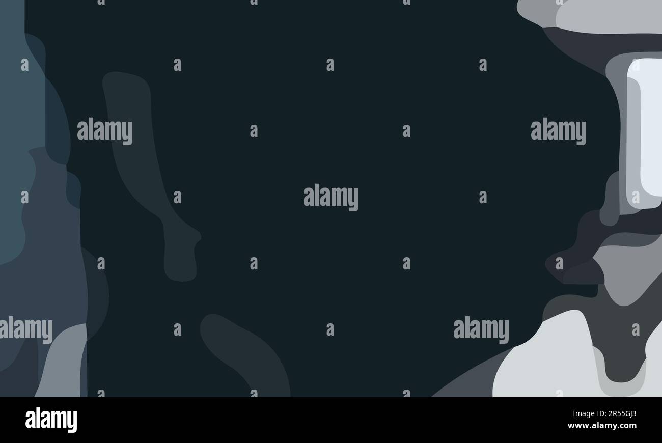 Aesthetic navy abstract background with copy space area. Suitable for ...