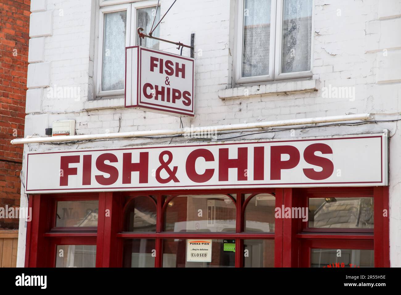 English Fish & Chip shop in Guildford, Surrey, England, UK, Spring 2023 ...