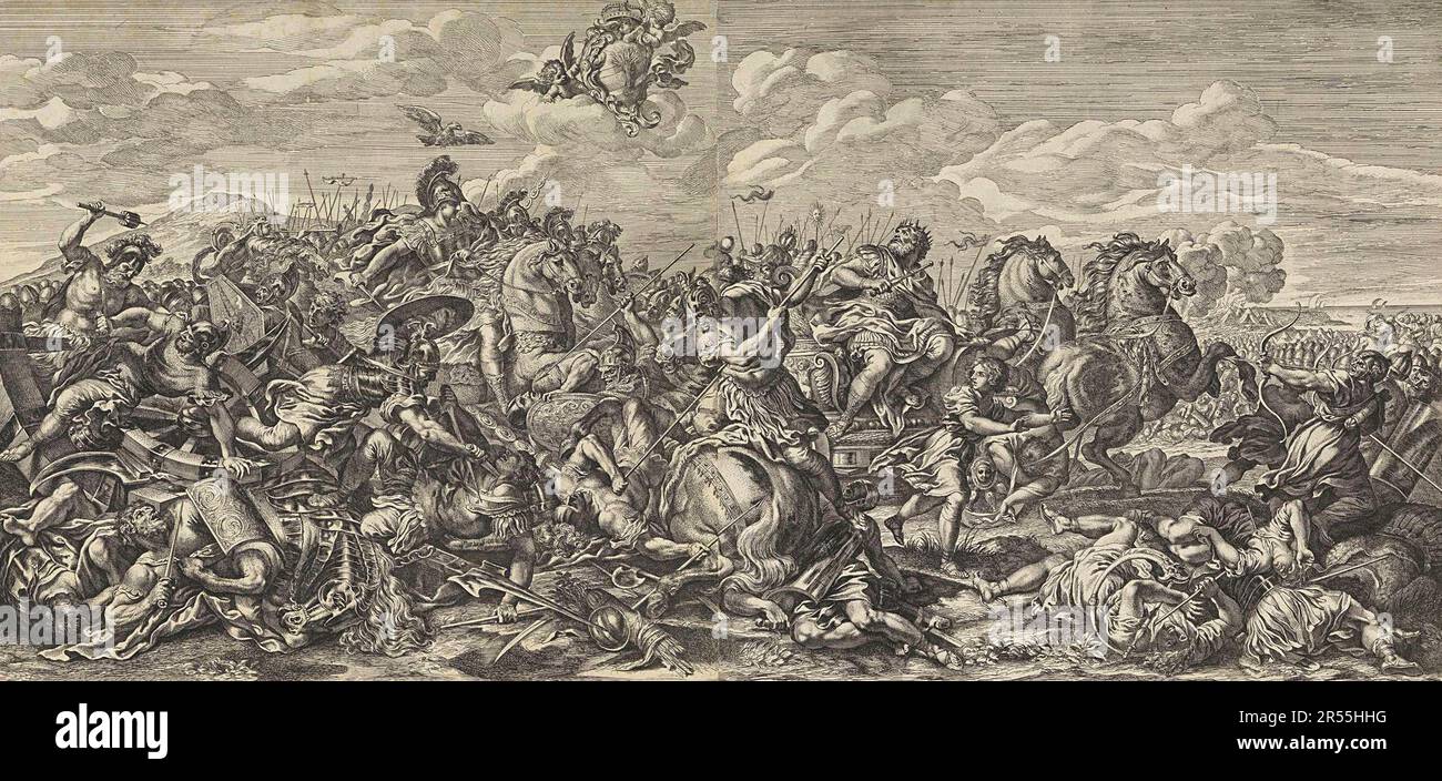 Battle of Gaugamela, also Battle of Arbela, today Tel Gomel in Iraq ...