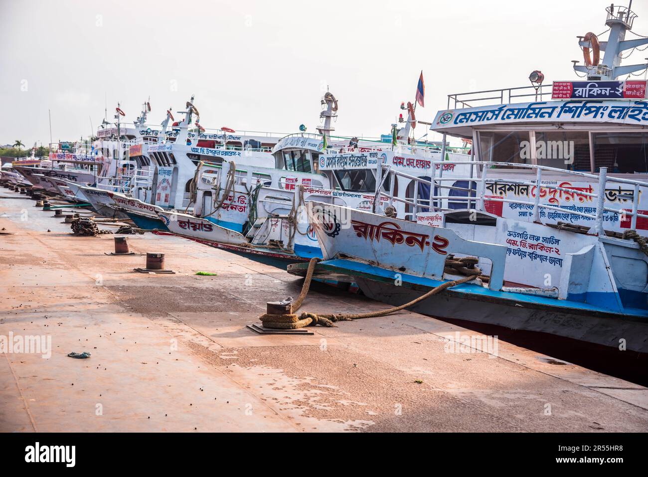 June 1, 2023, Barishal, Barishal, Bangladesh: The Port of Barisal ...