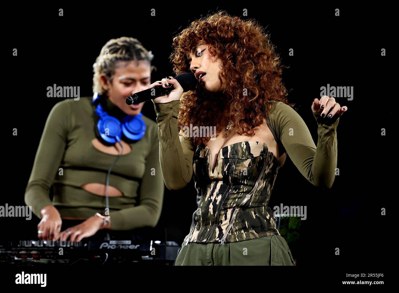 Sydney, Australia. 01st June, 2023. Becca Hatch performs on stage prior ...