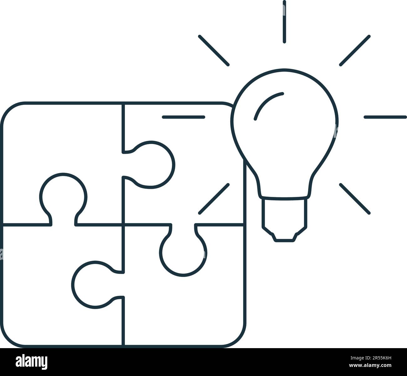 Idea icon. Monochrome simple sign from idea collection. Idea icon for ...