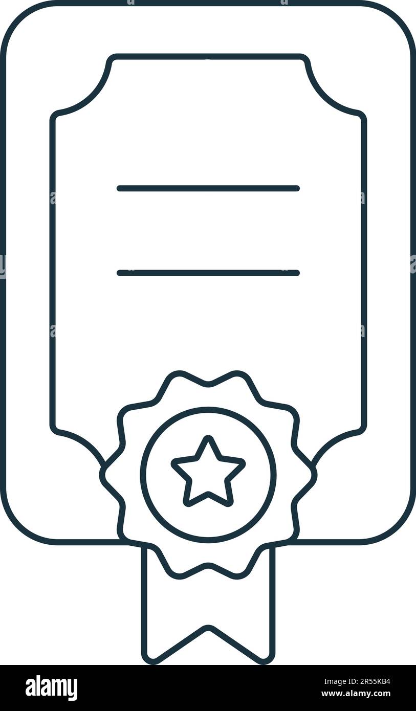 License icon. Monochrome simple sign from intellectual property ...