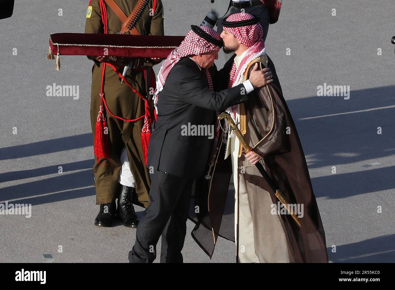 Amman, Jordan. 31st May, 2023. King Abdullah II holds a banquet dinner ...