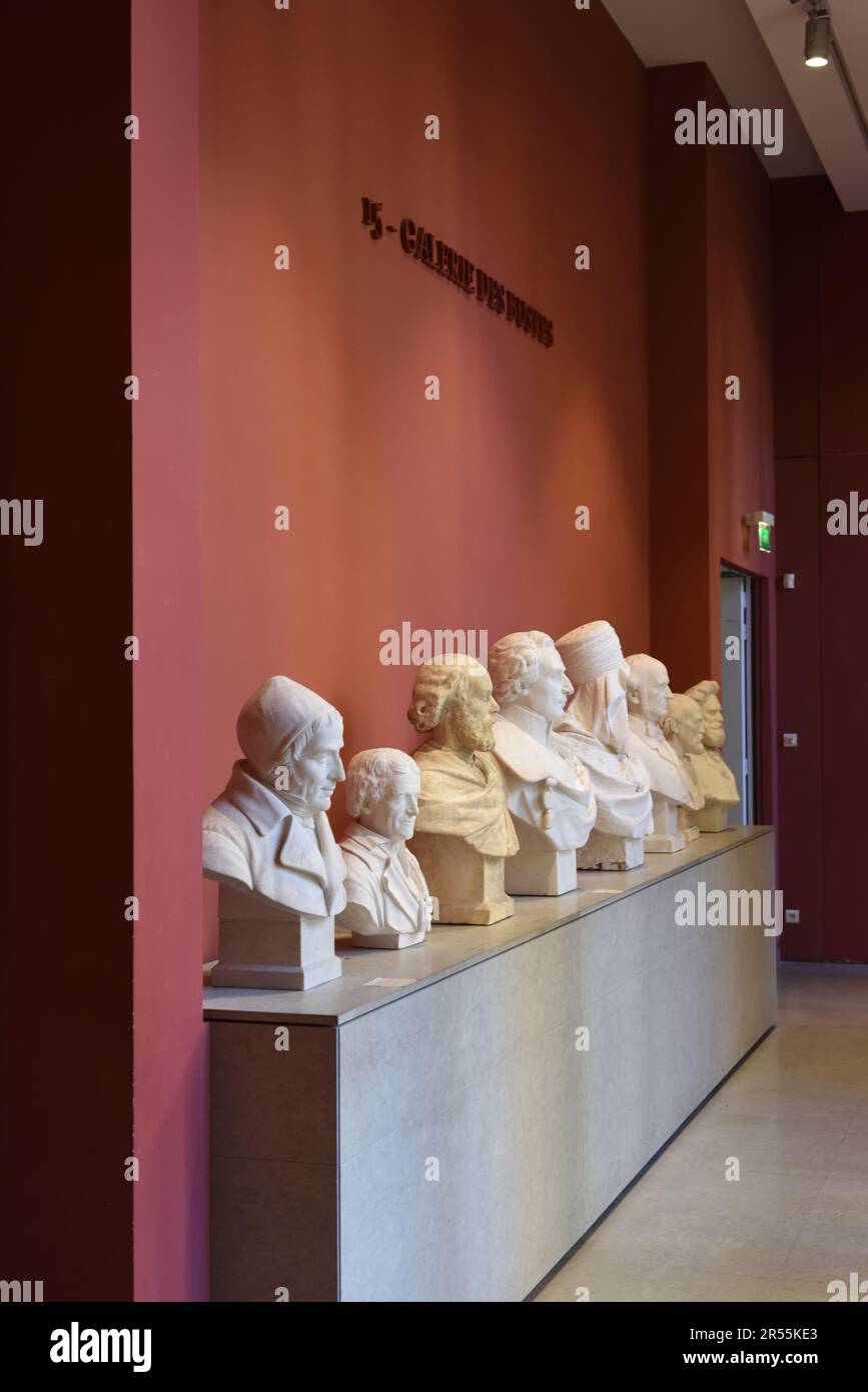 The Gallery of Busts or Sculpture Gallery in Granet Museum Aix-en ...