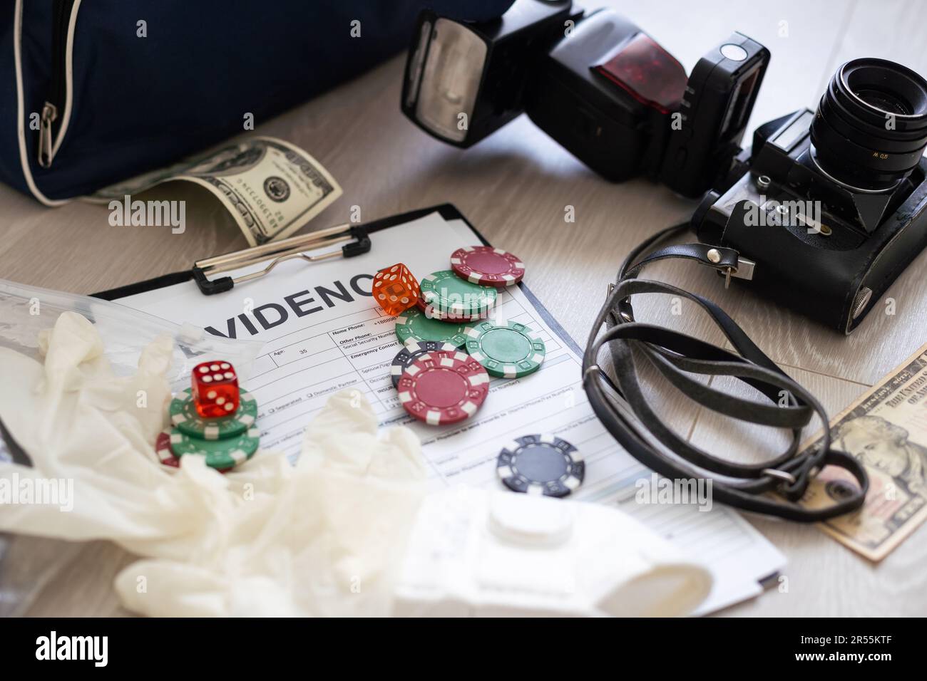 Stacks money in plastic hi-res stock photography and images - Alamy