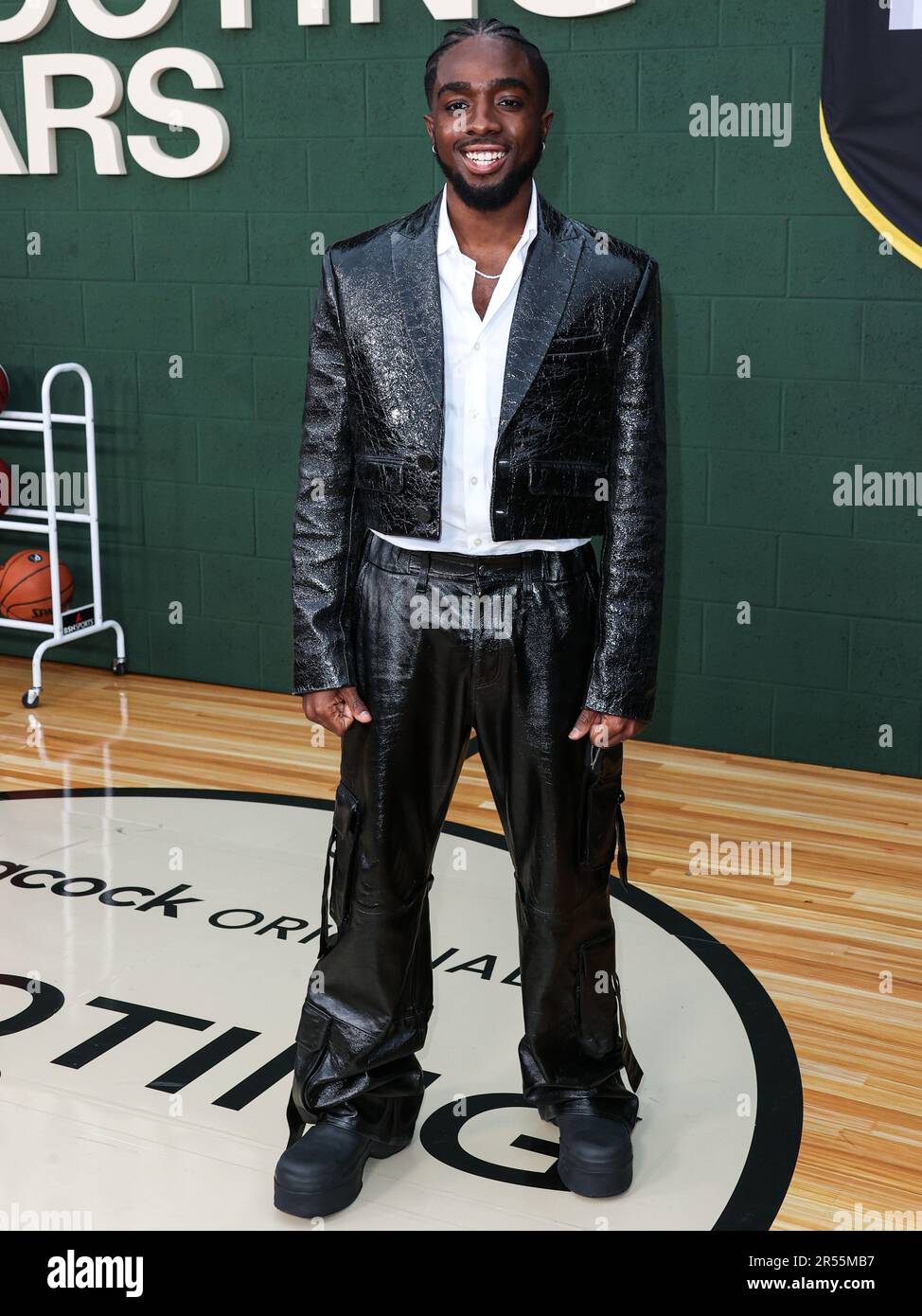 WESTWOOD, LOS ANGELES, CALIFORNIA, USA - MAY 31: American actor Caleb McLaughlin arrives at the ...