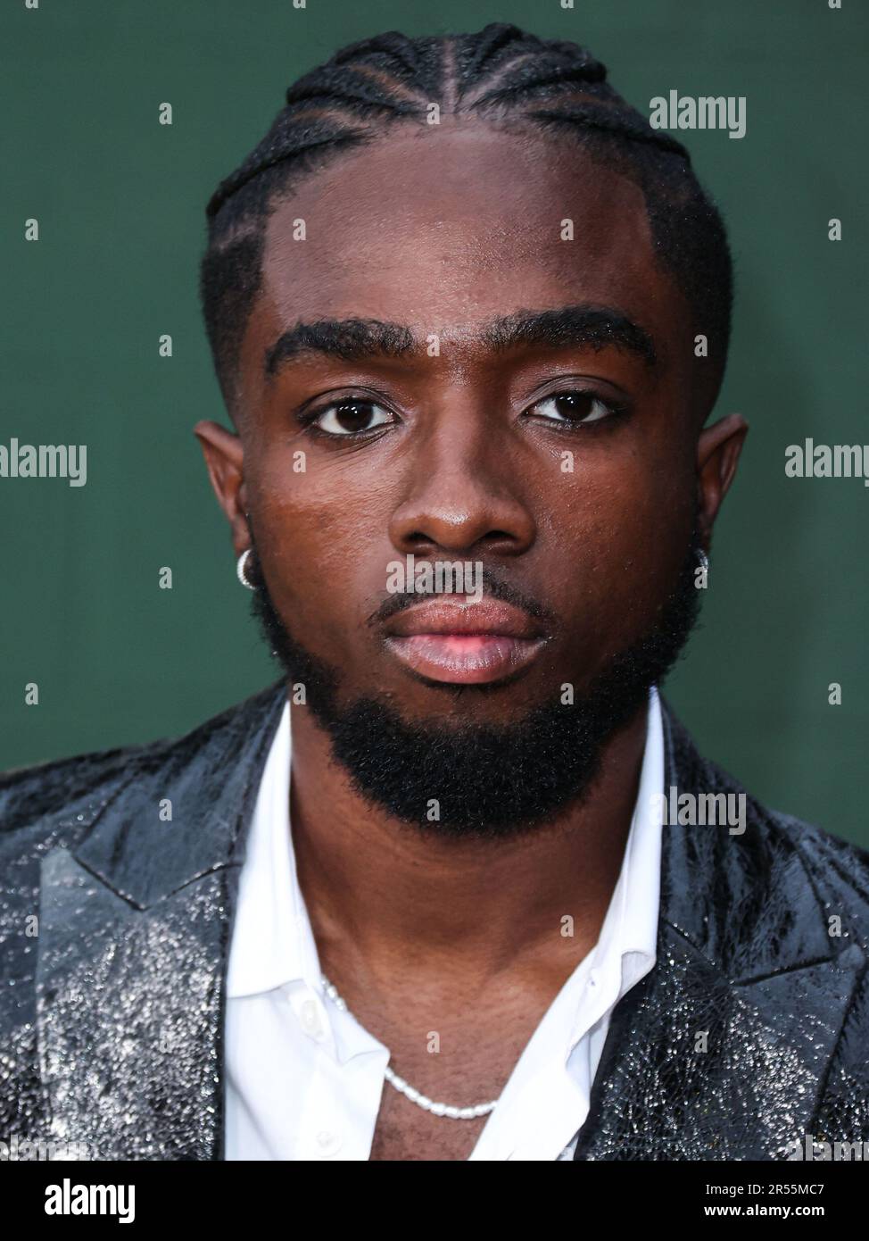 WESTWOOD, LOS ANGELES, CALIFORNIA, USA - MAY 31: American actor Caleb McLaughlin arrives at the ...