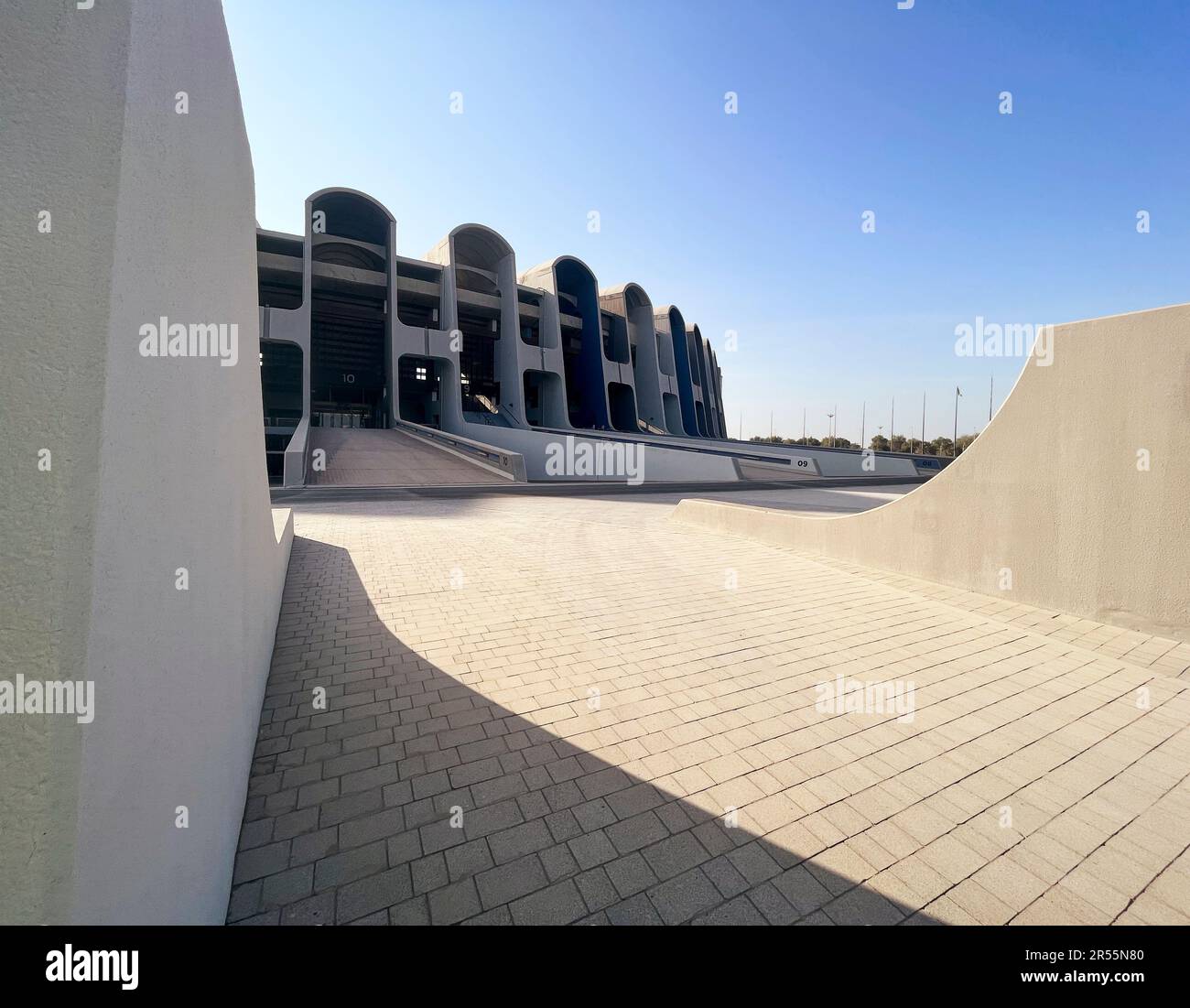 The Zayed Sports City Stadium, Abu Dhabi, United Arab Emirates Stock ...