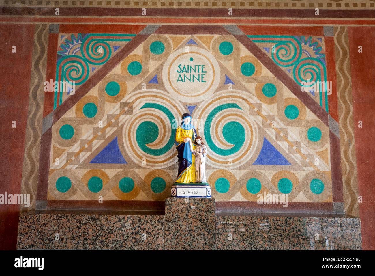 Saint-Brieuc (Brittany, north-western France): chapel of the grand ...
