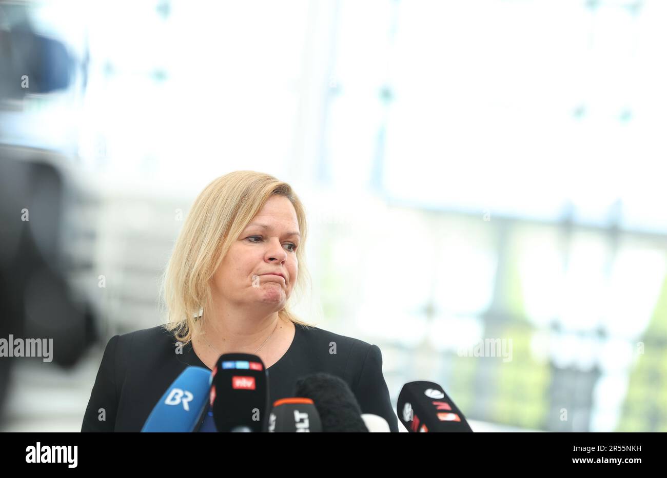 Munich, Germany. 01st June, 2023. Nancy Faeser (SPD), Federal Minister ...