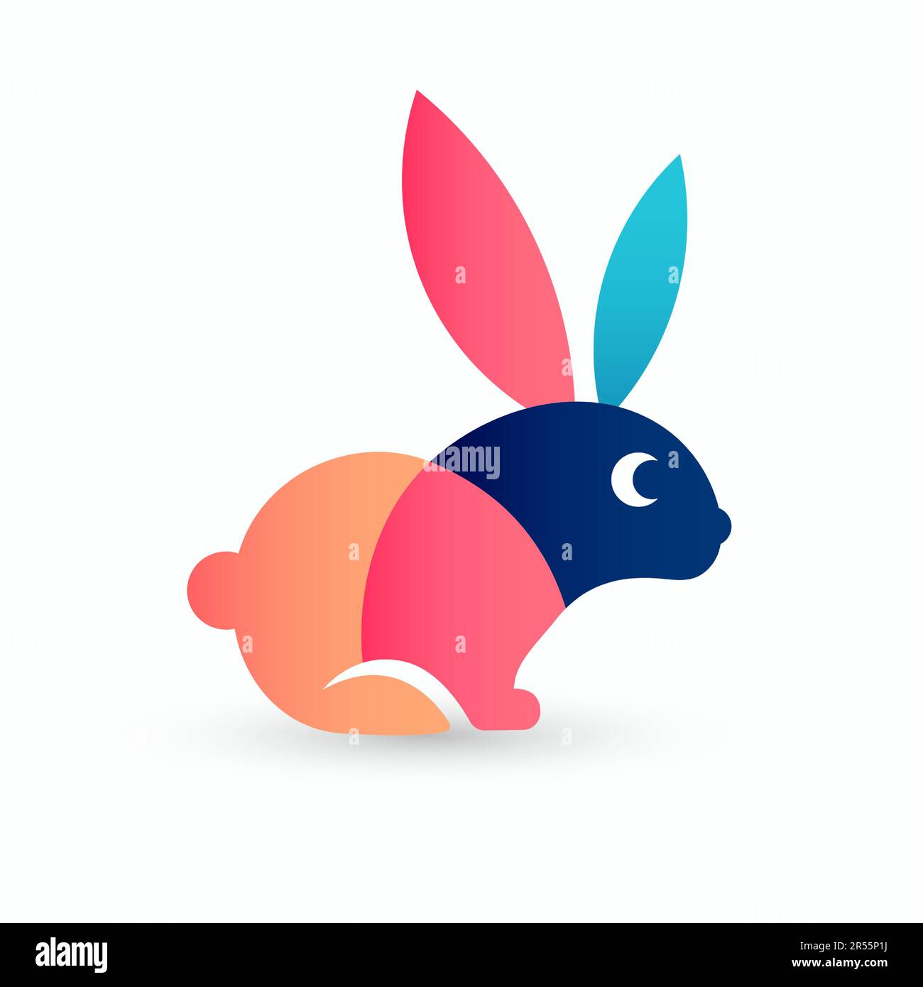 Color overlap logo with an adorable and lovely design inspired by ...