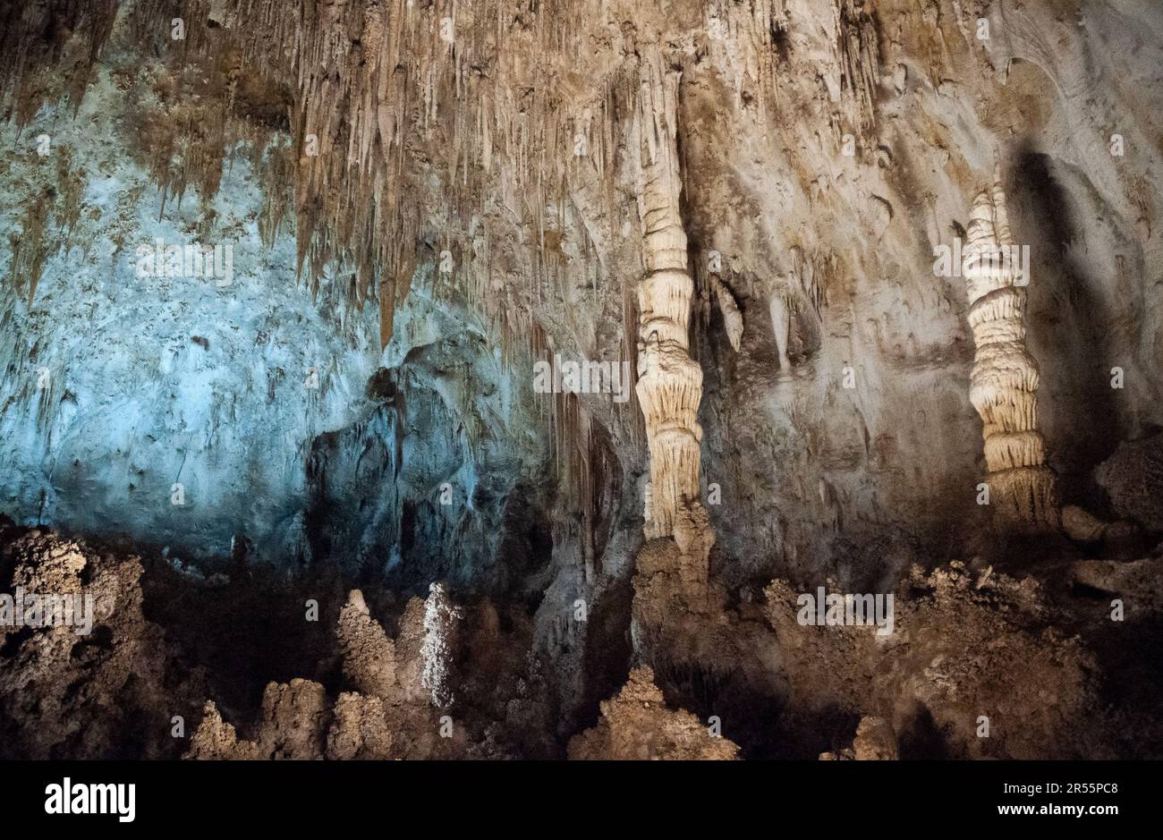 The Caves at Carlsbad Caverns National Park in New Mexico Stock Photo ...
