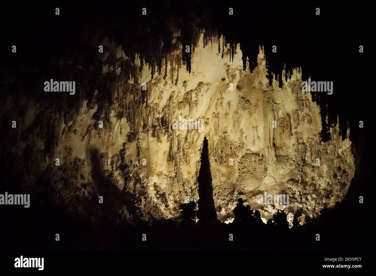 The Caves at Carlsbad Caverns National Park in New Mexico Stock Photo ...