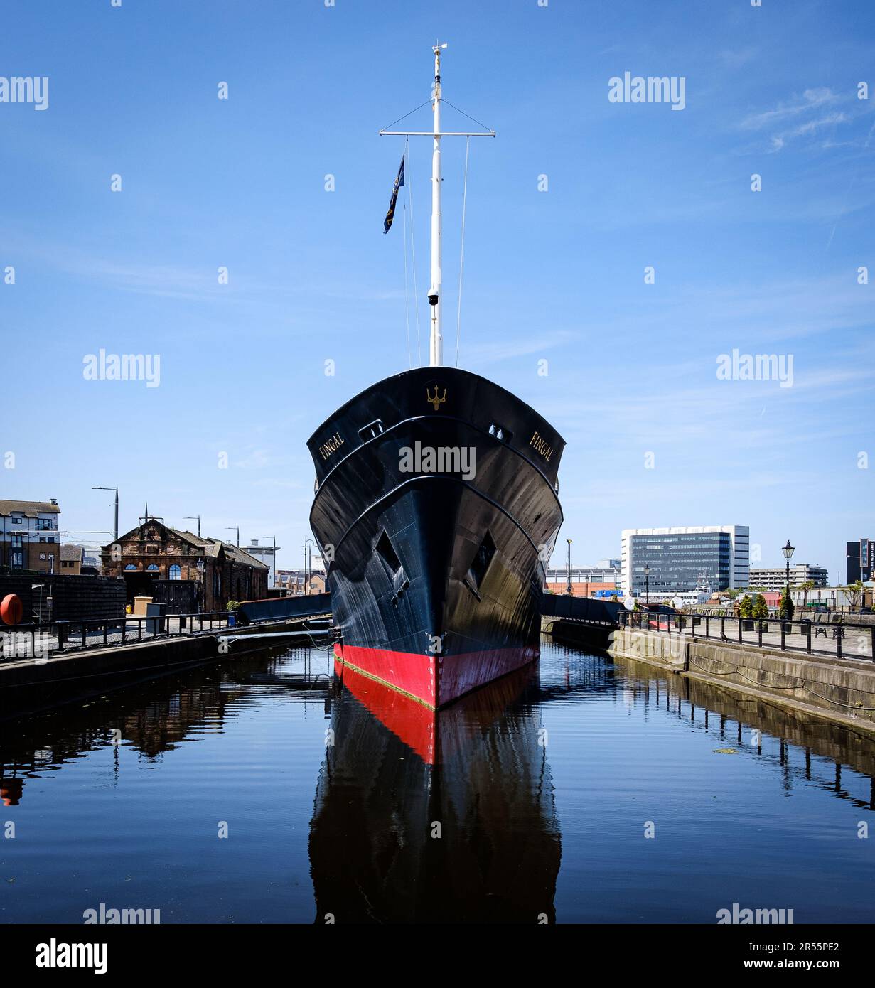 The vessel Fingal built in 1963 and used to ferry lighthouse keepers to ...