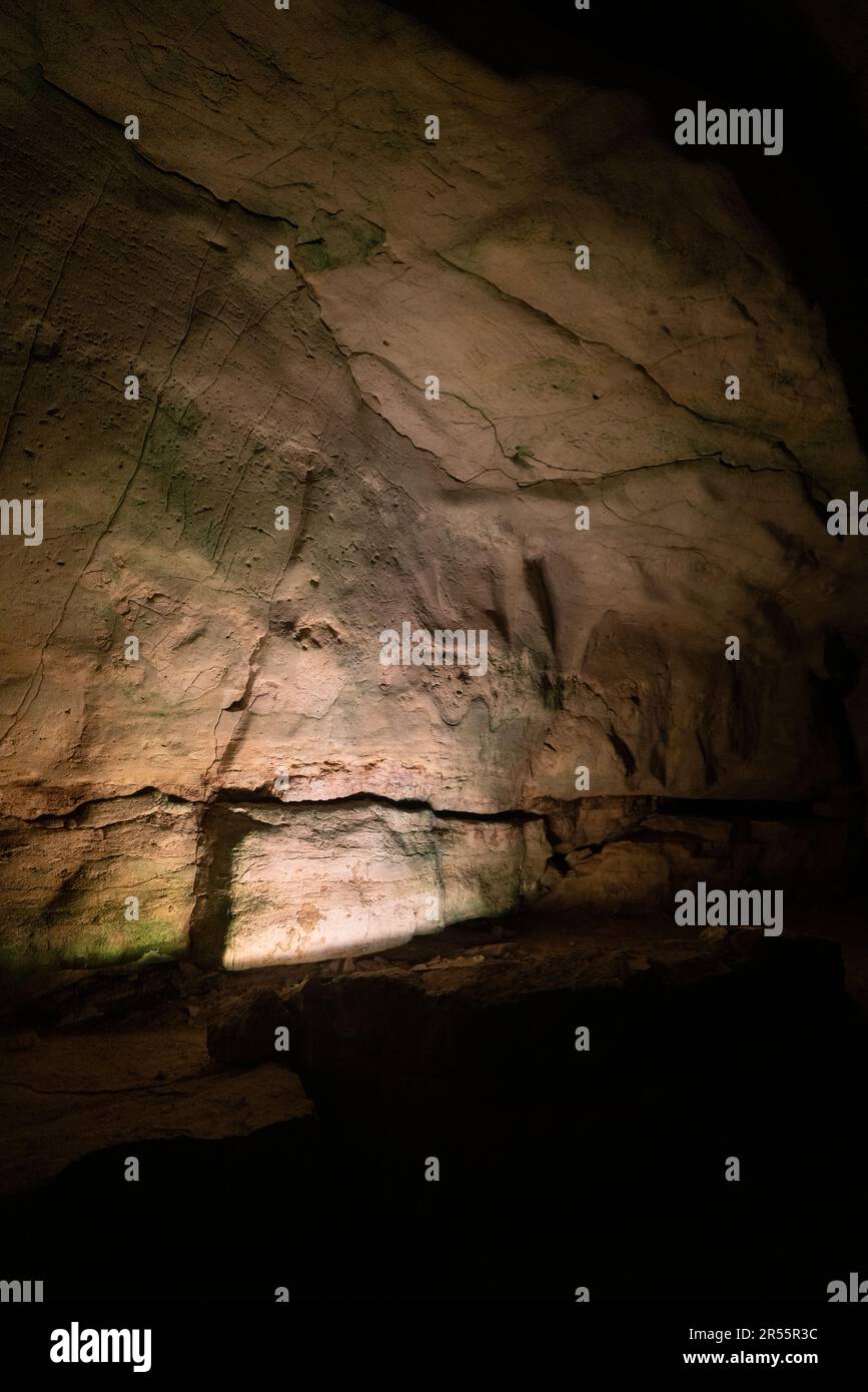 The Caves at Carlsbad Caverns National Park in New Mexico Stock Photo ...