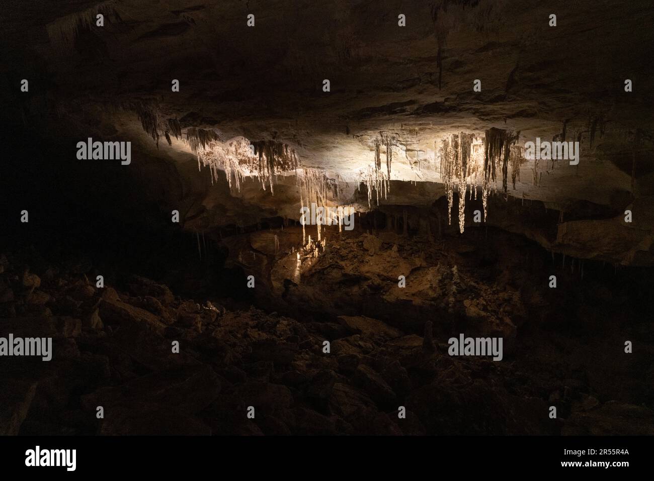 The Caves at Carlsbad Caverns National Park in New Mexico Stock Photo ...