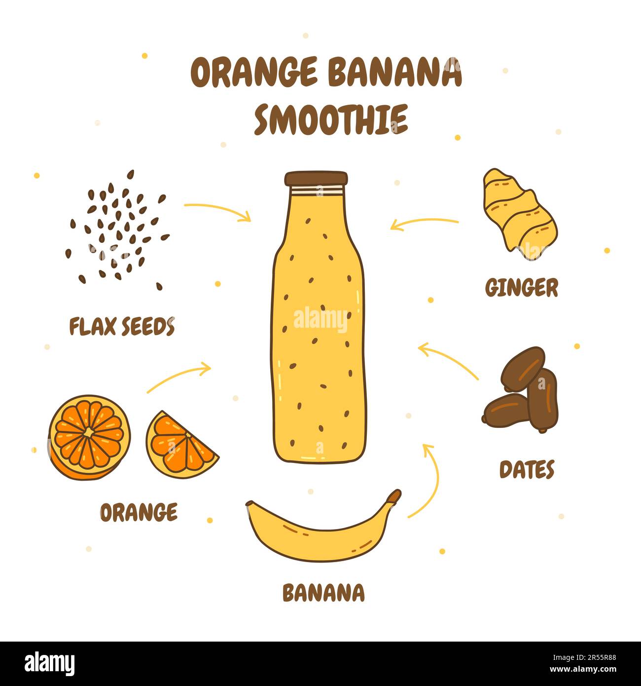 Date fruit shake Stock Vector Images - Alamy