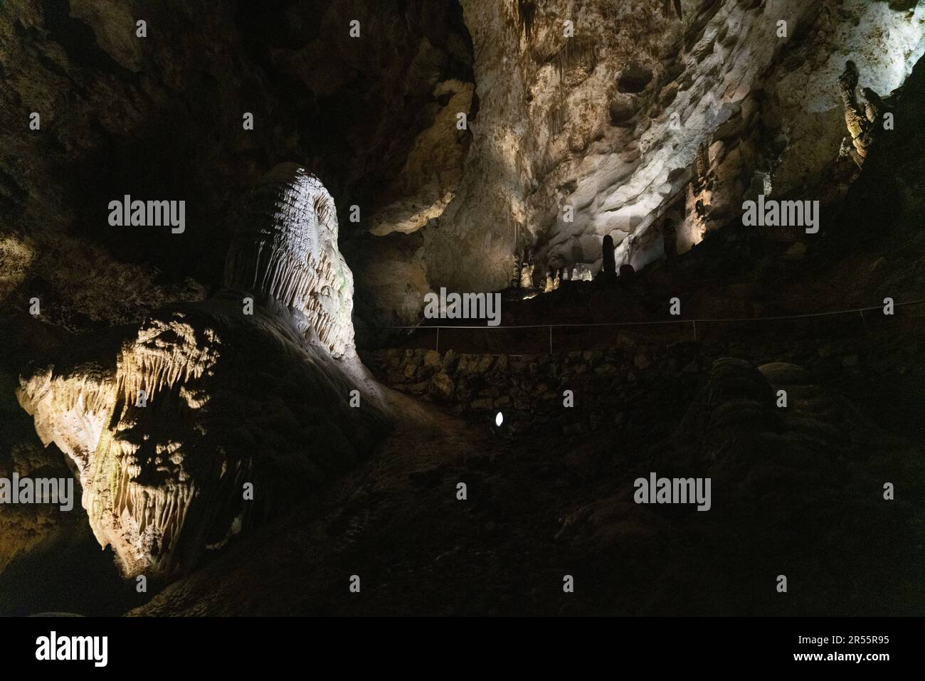 The Caves at Carlsbad Caverns National Park in New Mexico Stock Photo ...