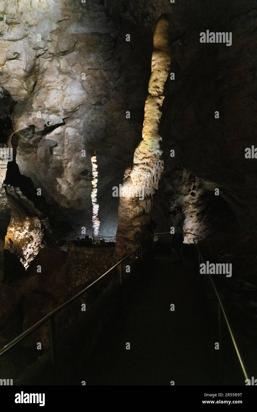The Caves at Carlsbad Caverns National Park in New Mexico Stock Photo ...