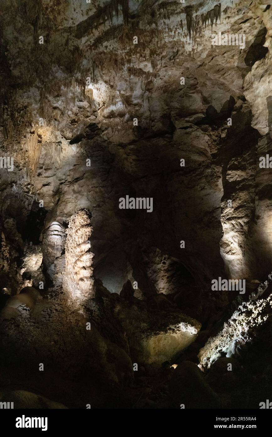 The Caves at Carlsbad Caverns National Park in New Mexico Stock Photo ...