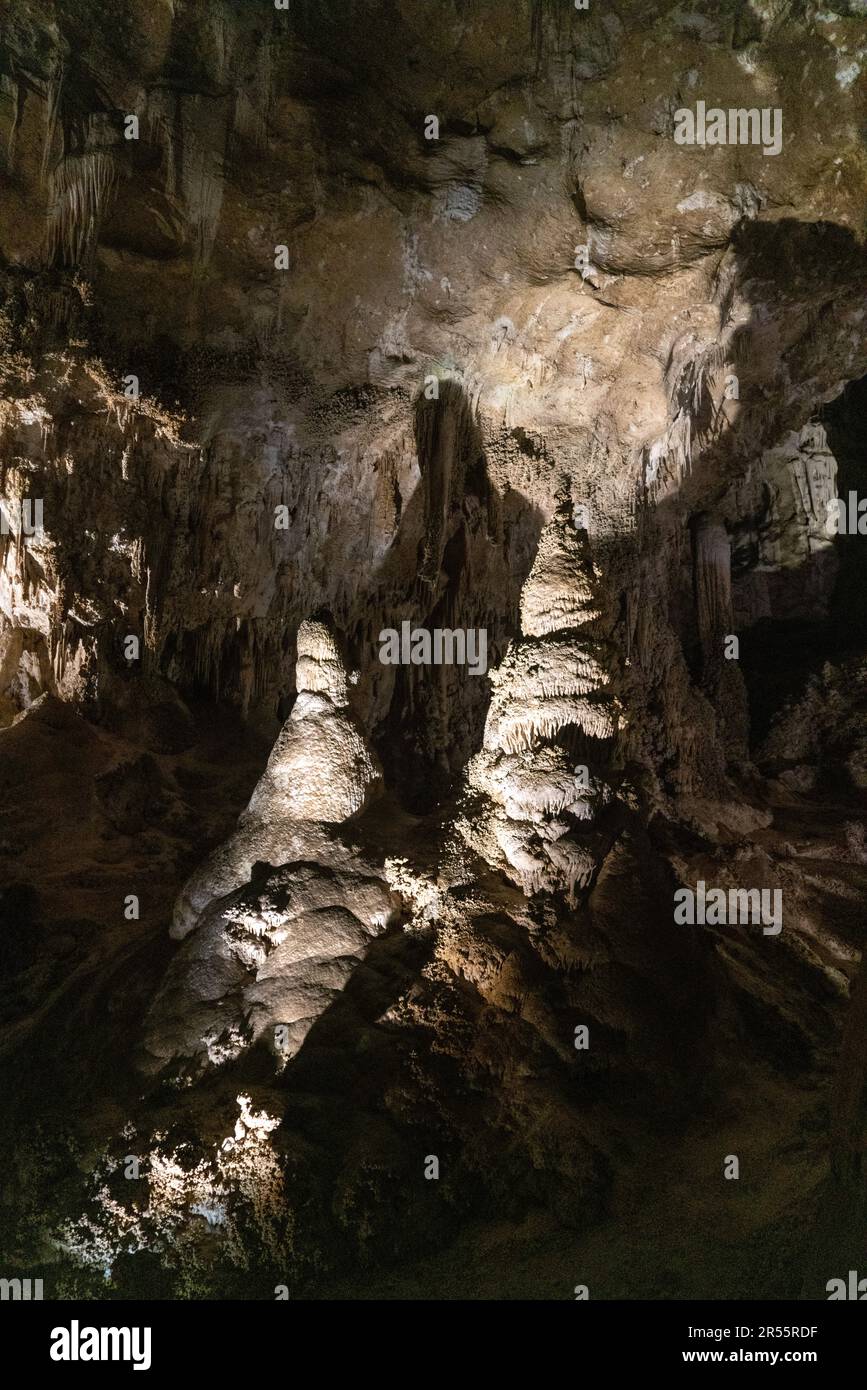 The Caves at Carlsbad Caverns National Park in New Mexico Stock Photo ...