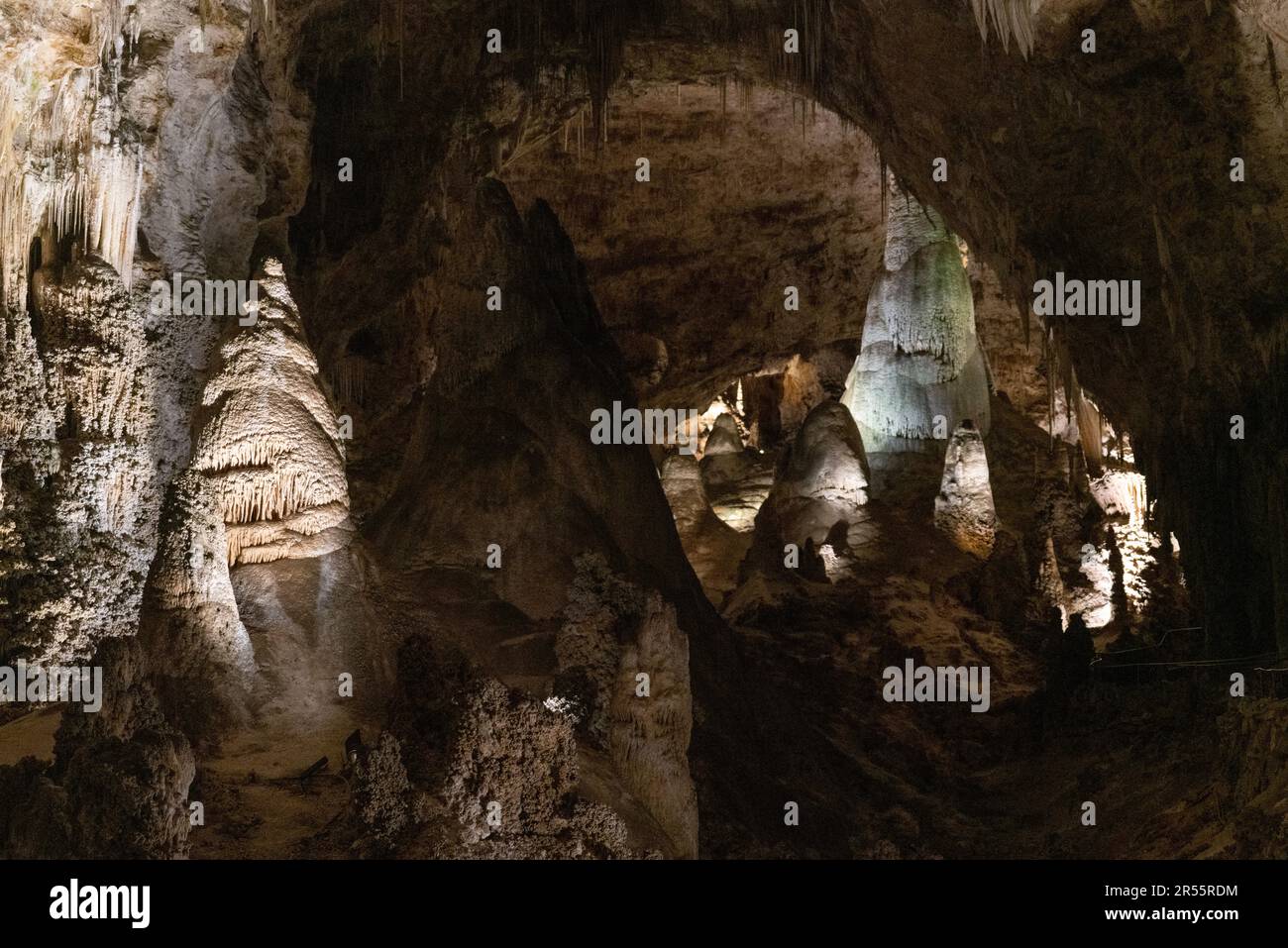 The Caves at Carlsbad Caverns National Park in New Mexico Stock Photo ...