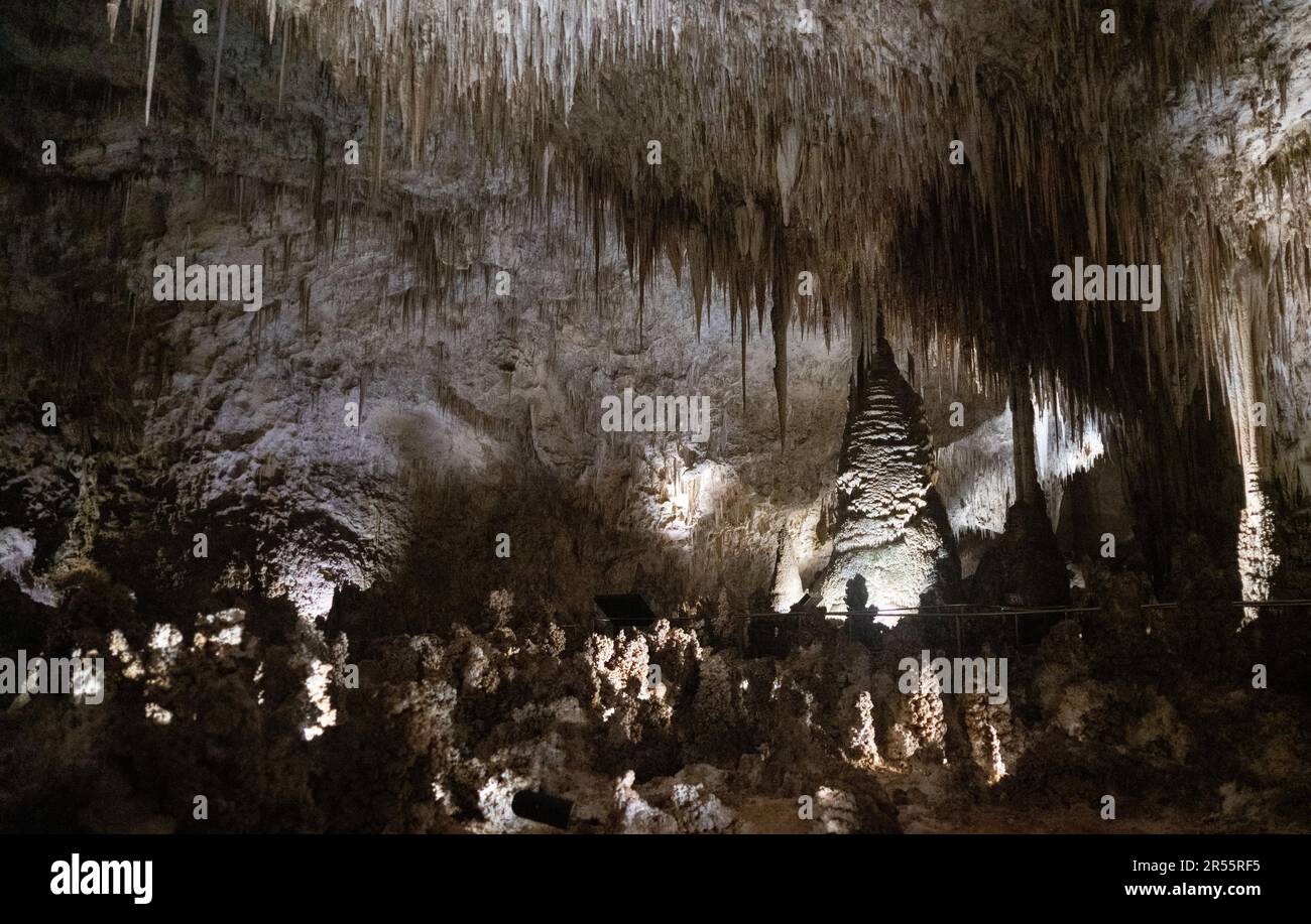 The Caves at Carlsbad Caverns National Park in New Mexico Stock Photo ...