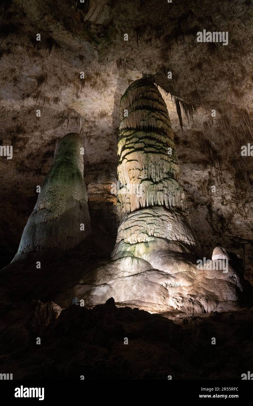 The Caves at Carlsbad Caverns National Park in New Mexico Stock Photo ...