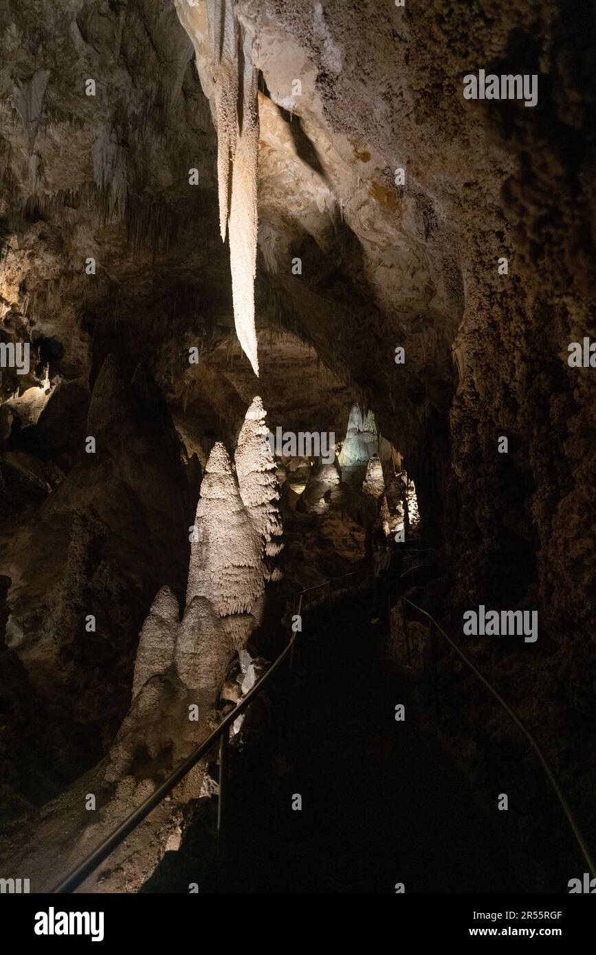 The Caves at Carlsbad Caverns National Park in New Mexico Stock Photo ...