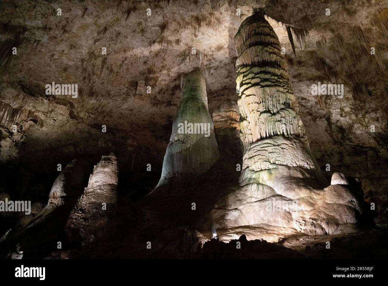 The Caves at Carlsbad Caverns National Park in New Mexico Stock Photo ...