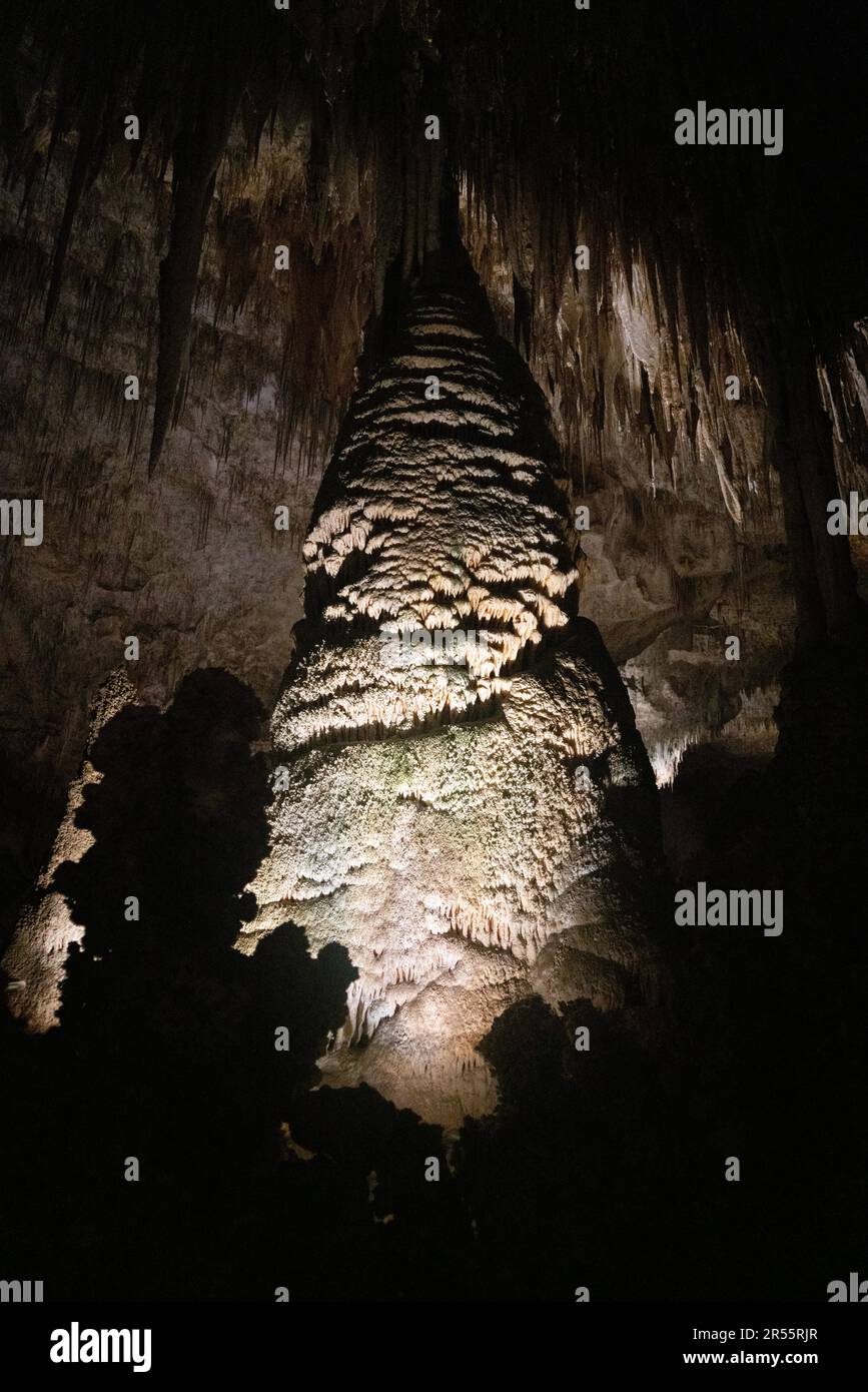 The Caves at Carlsbad Caverns National Park in New Mexico Stock Photo ...