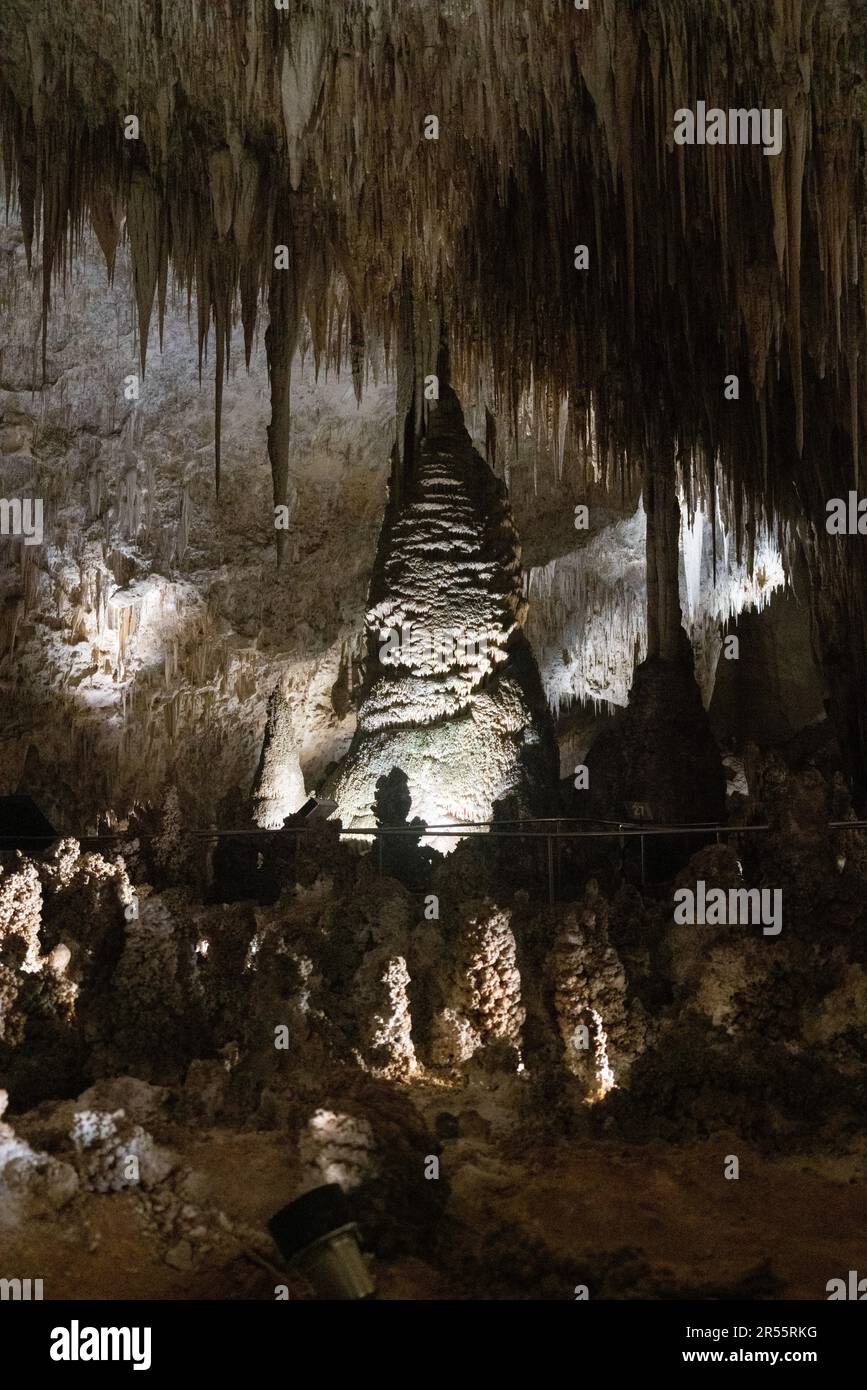 The Caves at Carlsbad Caverns National Park in New Mexico Stock Photo ...