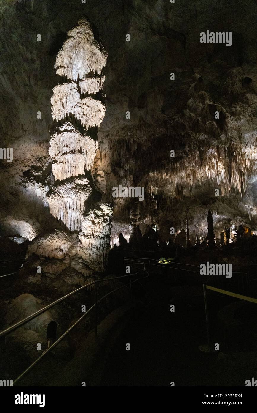The Caves at Carlsbad Caverns National Park in New Mexico Stock Photo ...