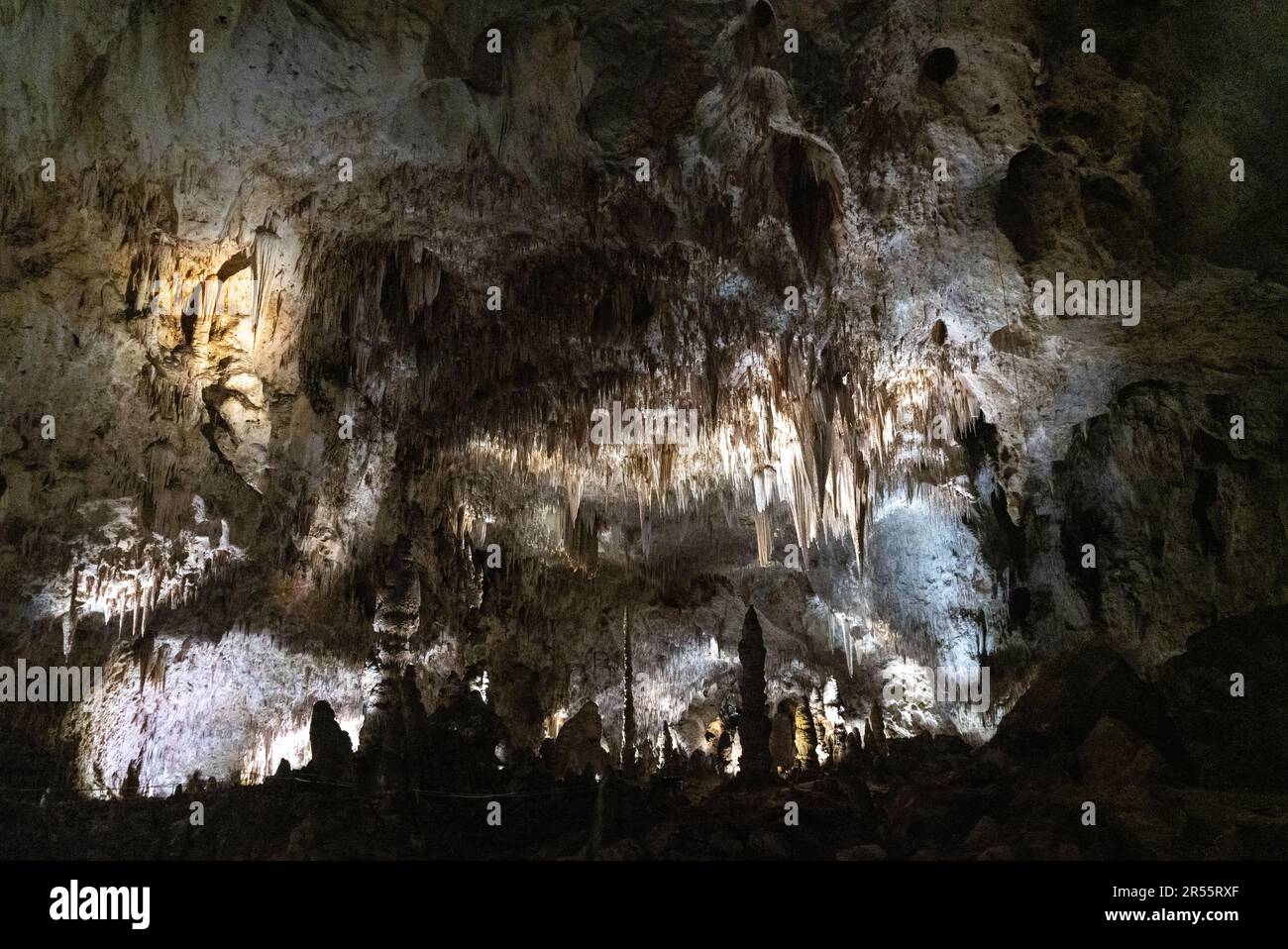 The Caves at Carlsbad Caverns National Park in New Mexico Stock Photo ...