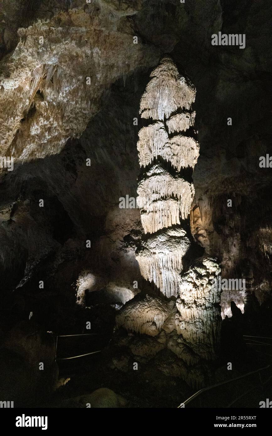 The Caves at Carlsbad Caverns National Park in New Mexico Stock Photo ...